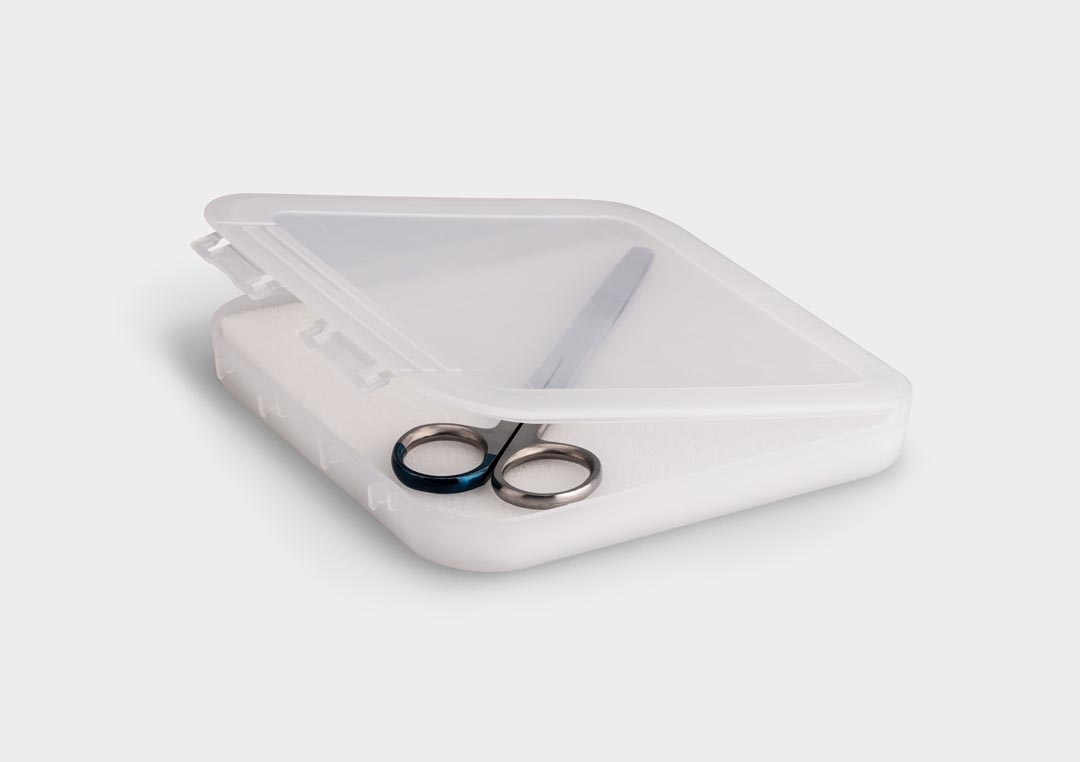 Packaging for knives and scissors - rose plastic