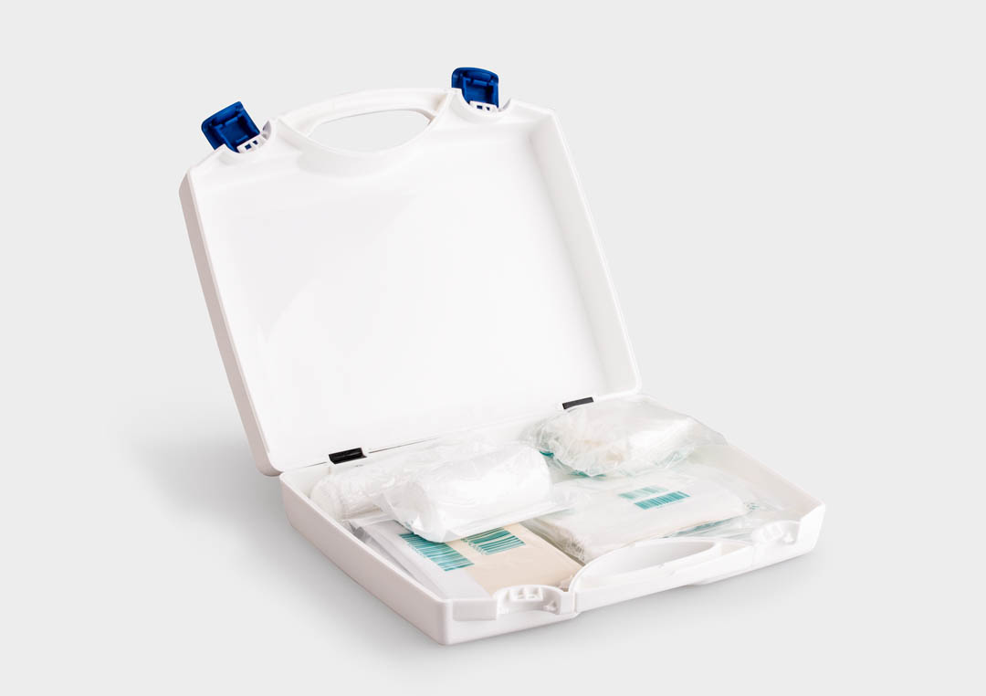 Packaging for first aid kits - rose plastic